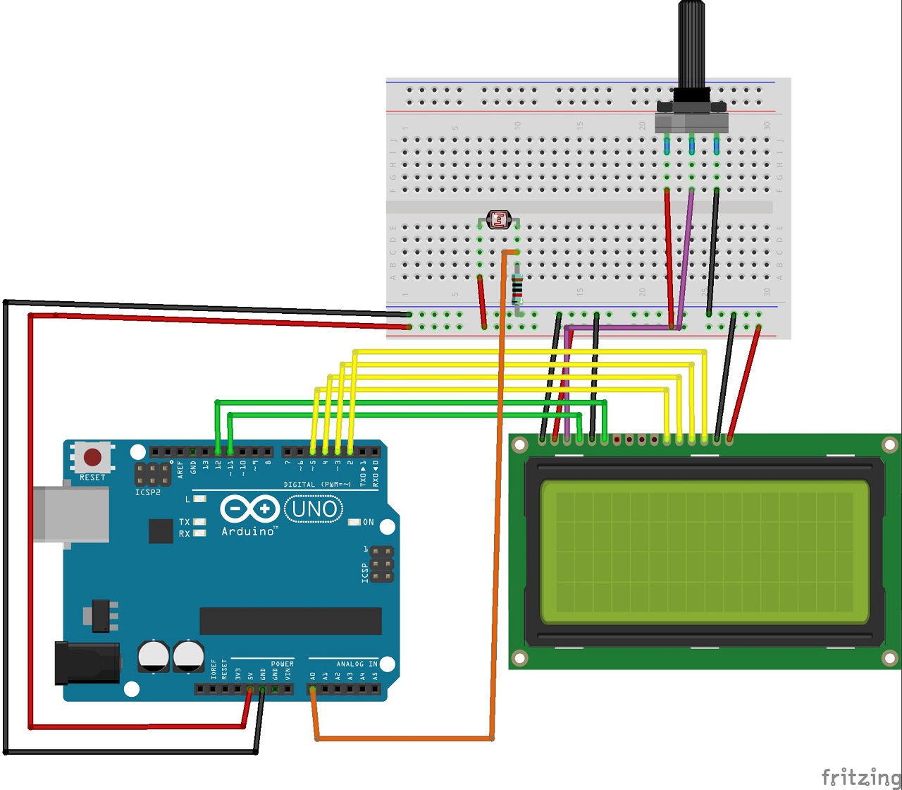Ldr Circuit Diagram With Arduino