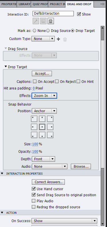 Draganddrop Interactions In Captivate 61 Keypoint Learning Blog