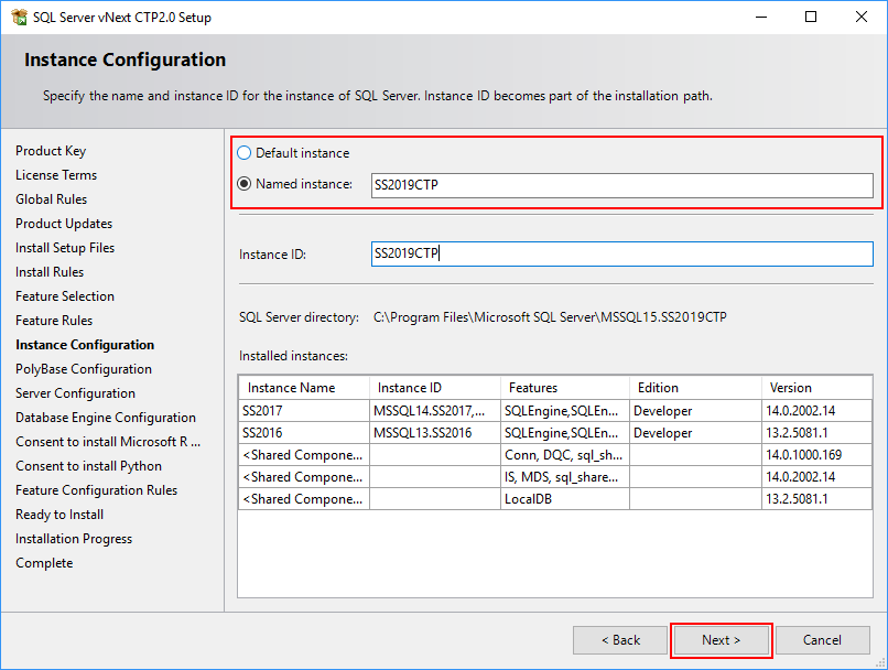 Step by step installation of SQL Server 2019 (vNext) on Windows ...