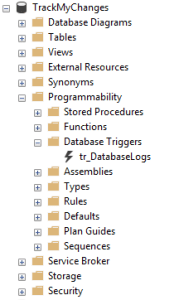 5 ways to track Database Schema changes – Part 4 – DDL Trigger - SQLTerritory.com