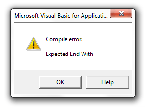 Excel VBA : Debugging Errors - The JayTray Blog