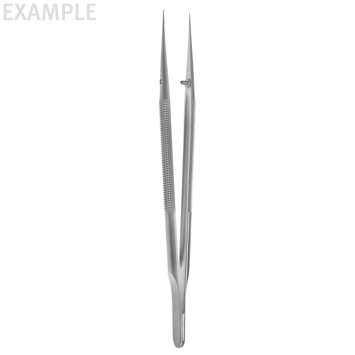 8 1/4" Micro Tissue Forceps - 6mm 1x2 del teeth - BOSS Instruments