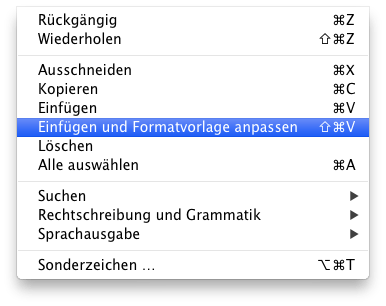 Copy & Paste ohne Layout, Formate und Stile – Branko Čanak