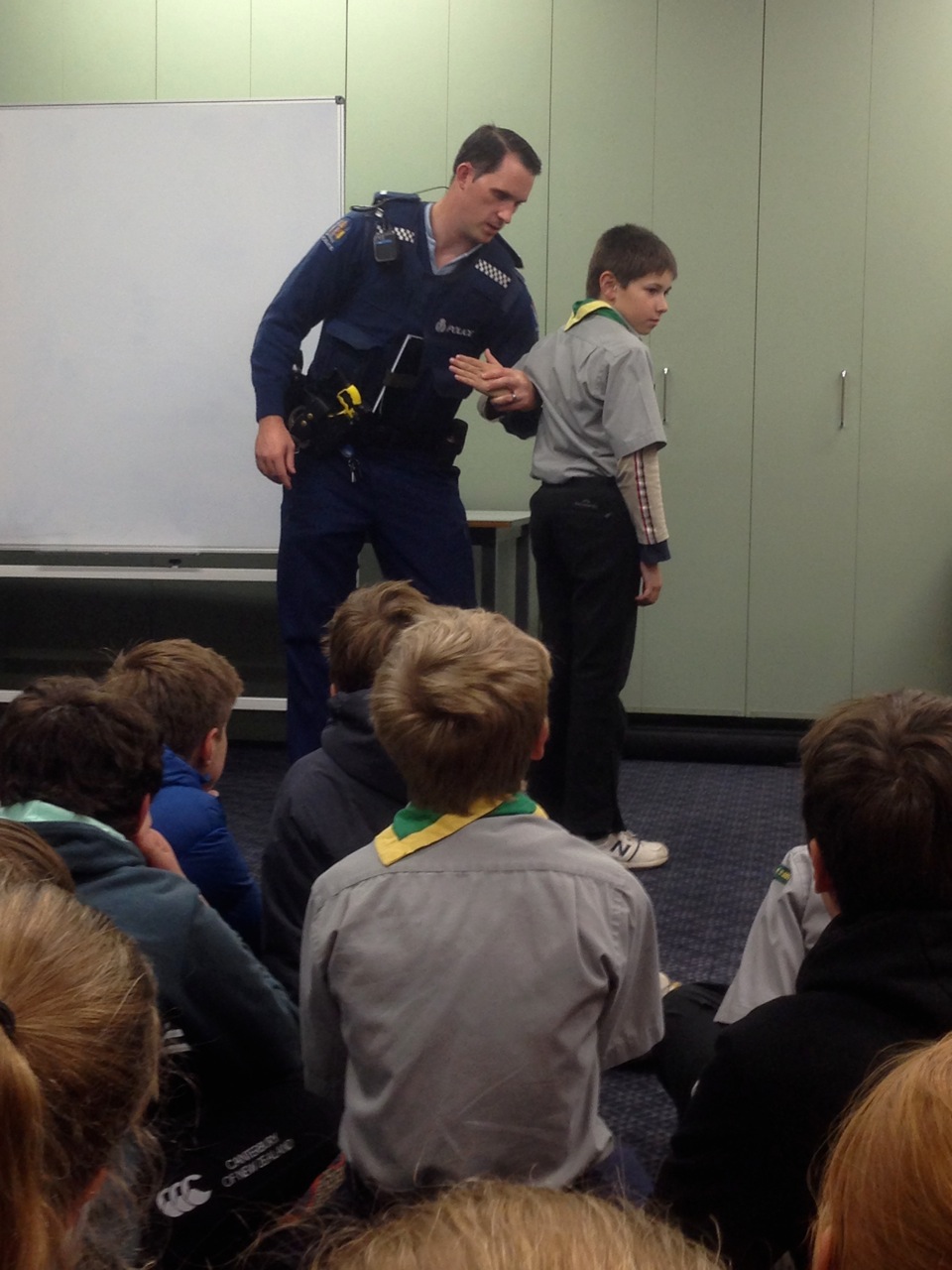 Scouts Visit Johnsonville Police Station | Brooklyn Scouts, Wellington
