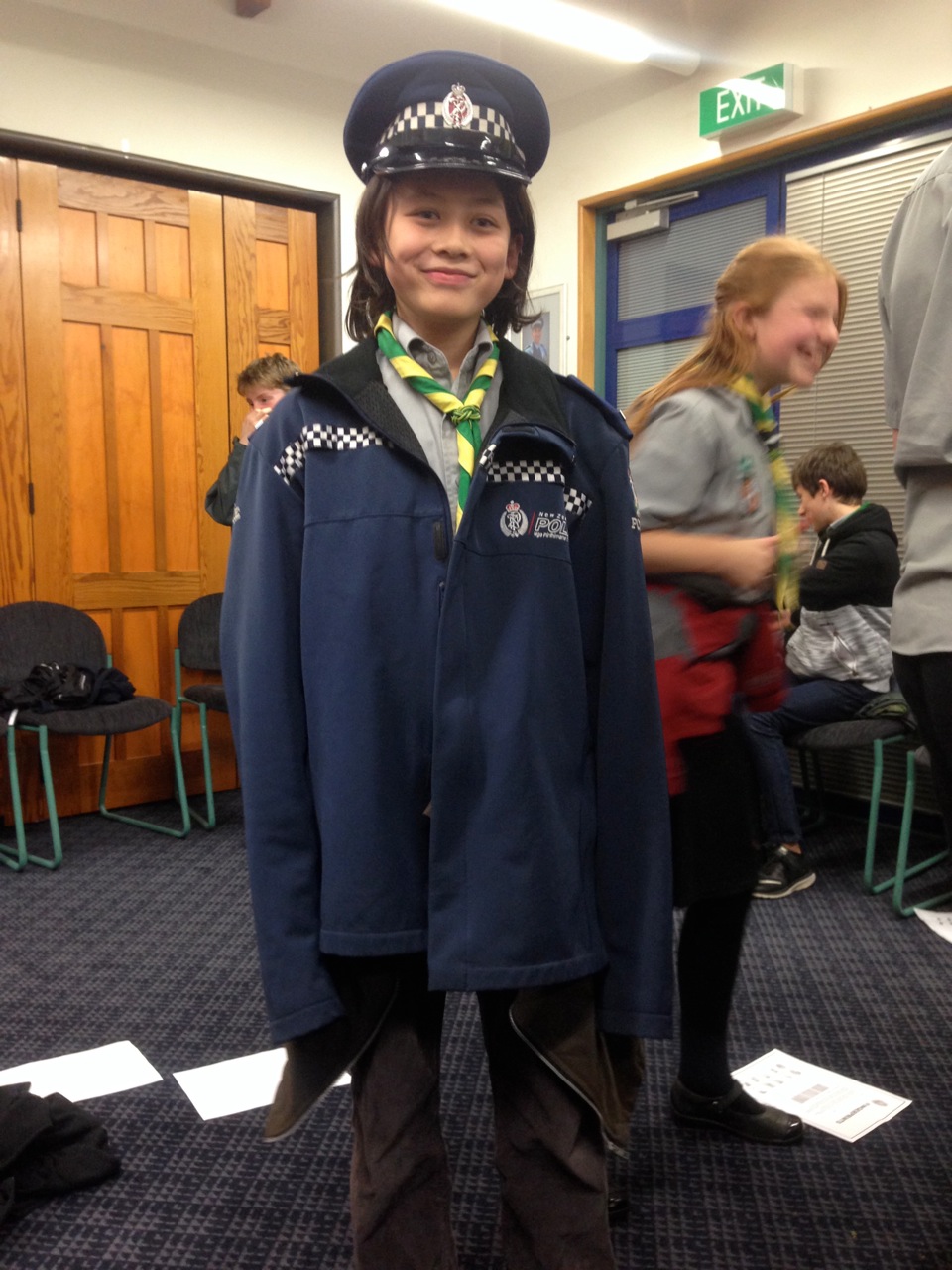 Scouts Visit Johnsonville Police Station | Brooklyn Scouts, Wellington