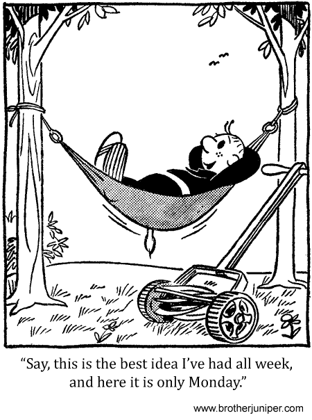 Cartoon 67 from The Whimsical World of Brother Juniper