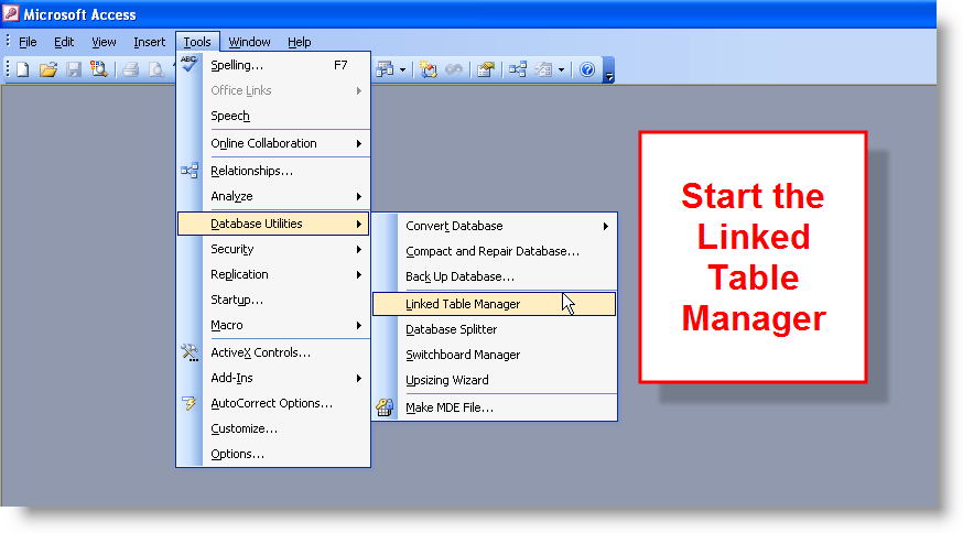 How To Link Your Backend Tables Via Unc (universal Naming Convention ...
