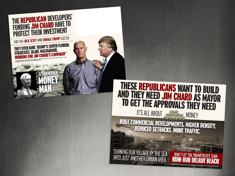 Political Campaign Graphic Design - Burlington Press