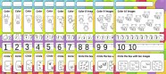 Tracing Numbers 1 10 Worksheets Kindergarten Pdf Name Tracing Numbers 