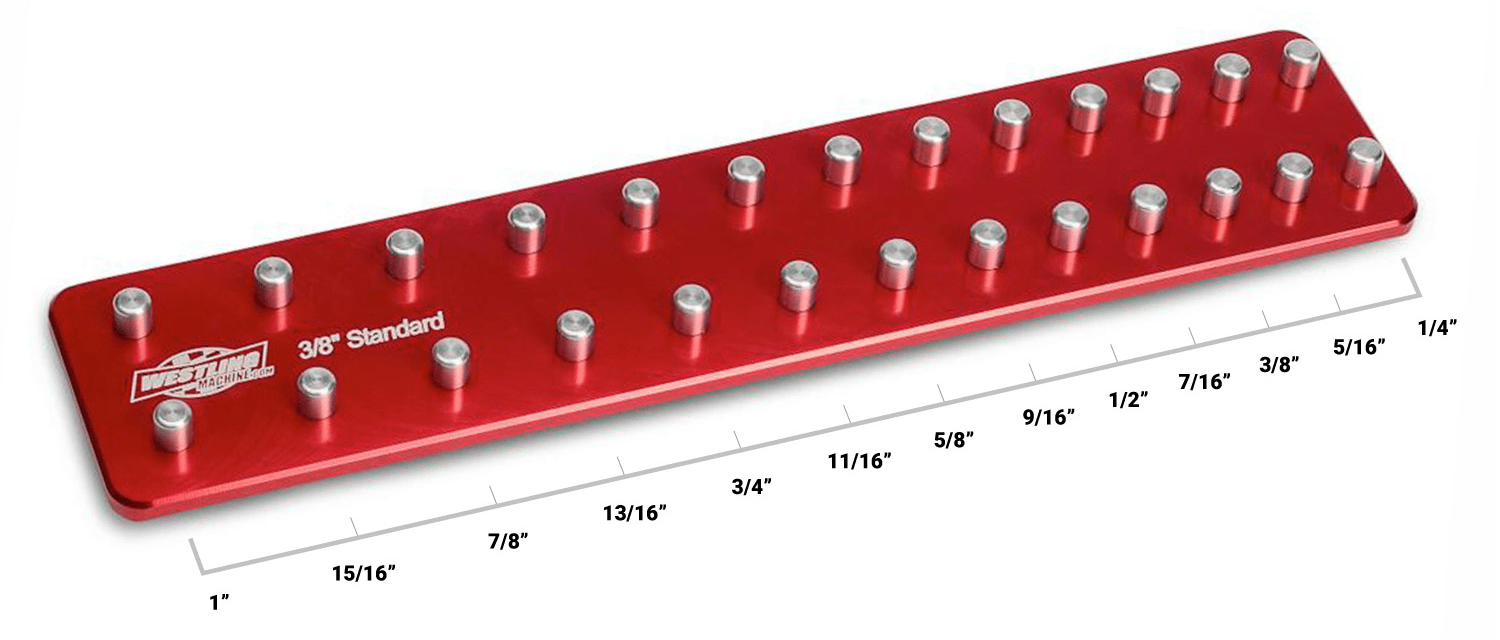 Premium Aluminum Socket Trays Rail, SAE - Capri Tools