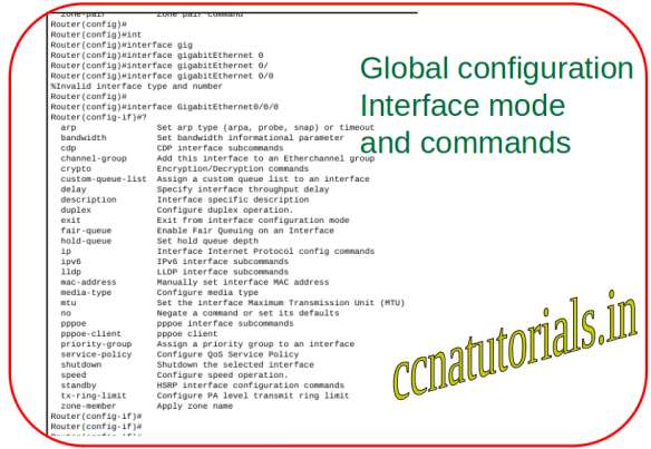 Cisco IOS command modes tutorials with examples - CCNA TUTORIALS
