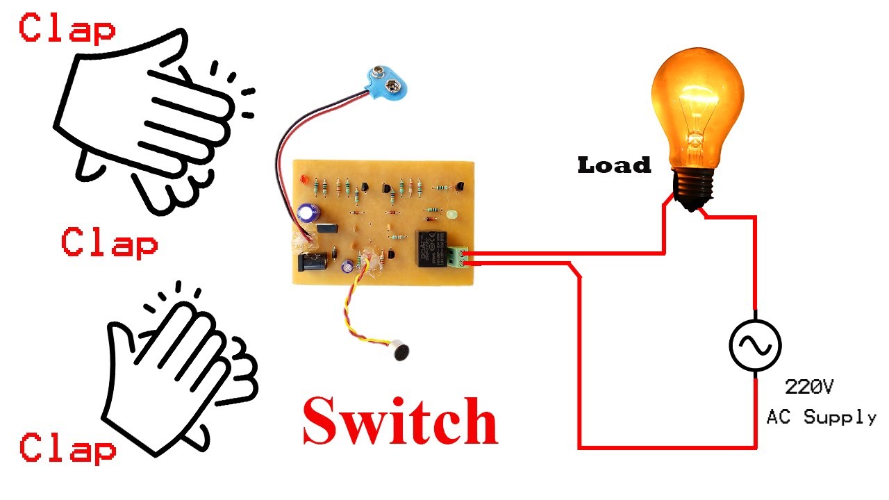 Clap Switch Schematic Diagram