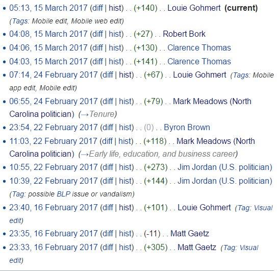 Louie Gohmert Wikipedia Page Hacked - Roll Call