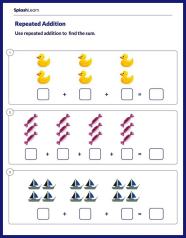 Multiplication As Repeated Addition 2nd Grade 3rd Grade Math Worksheet Multiplication As Repeated Addition 2nd Grade 3rd Grade Math Worksheet