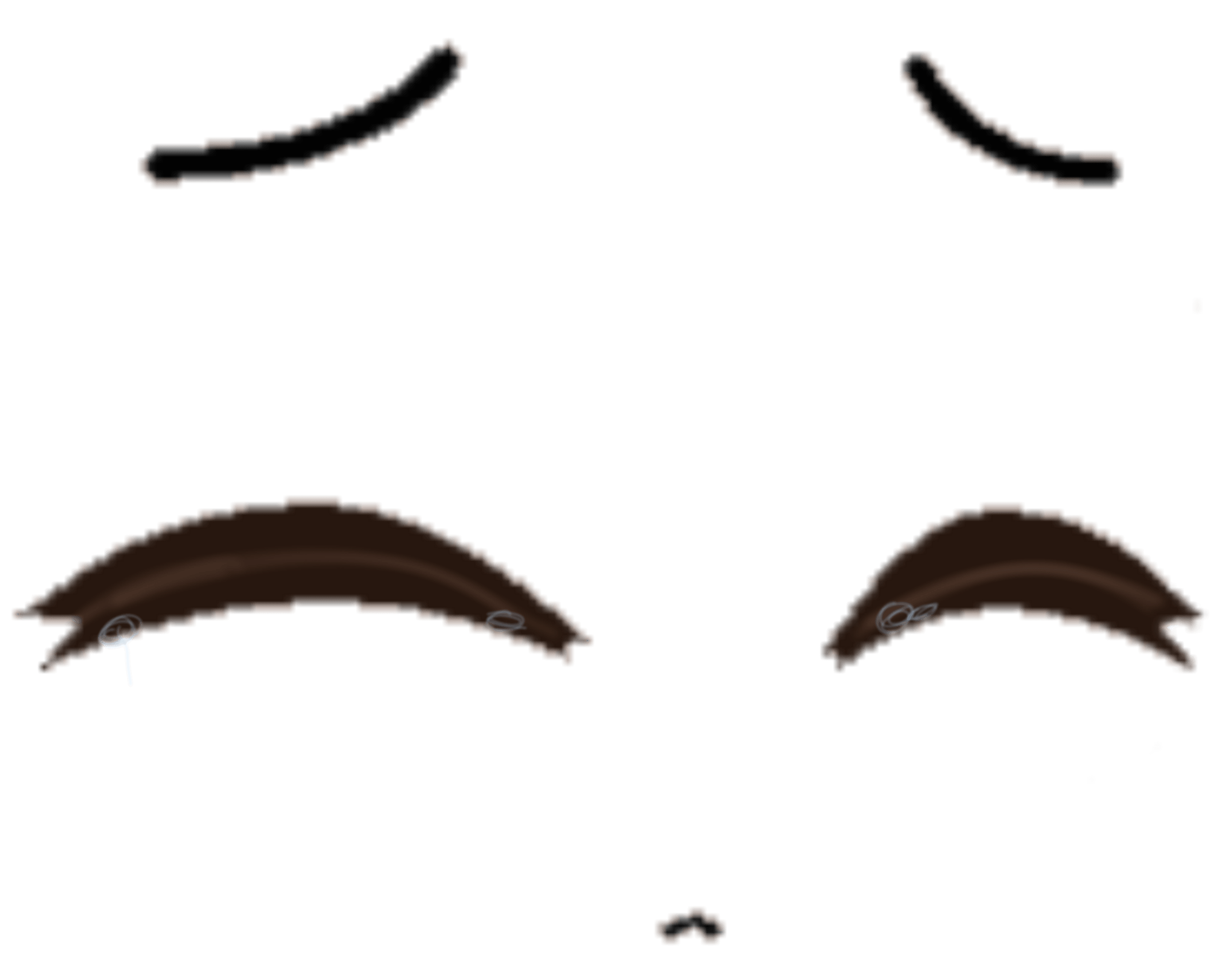 Gacha Life Eyebrows Transparent Background