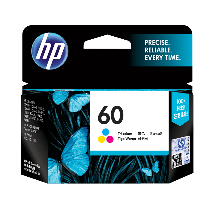 Cartucho Original Hp #60 Color – Centro Tintas Cali