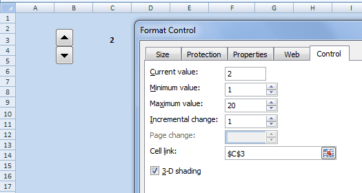 Form Controls, Adding Interactivity to your Excel Worksheets