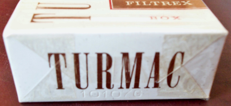 Turmac Filtrex Box, king size – vintage Swiss Cigarette Pack ...