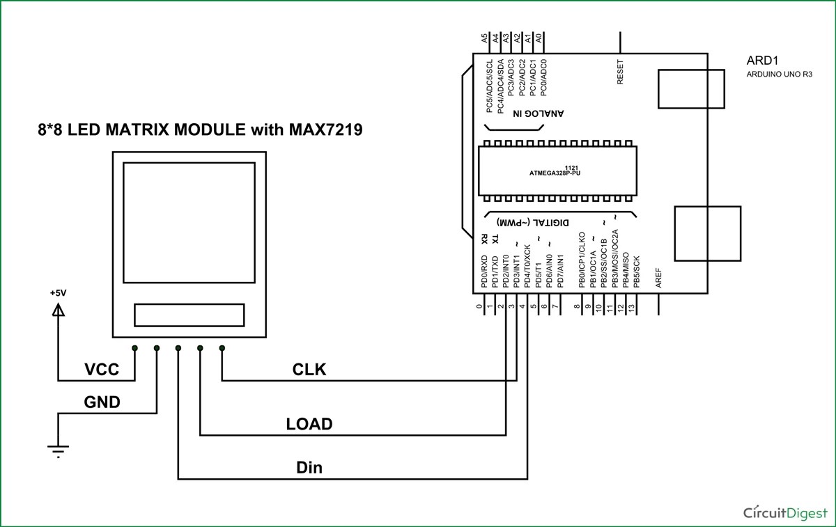 Led Matrix Schematic Diagram