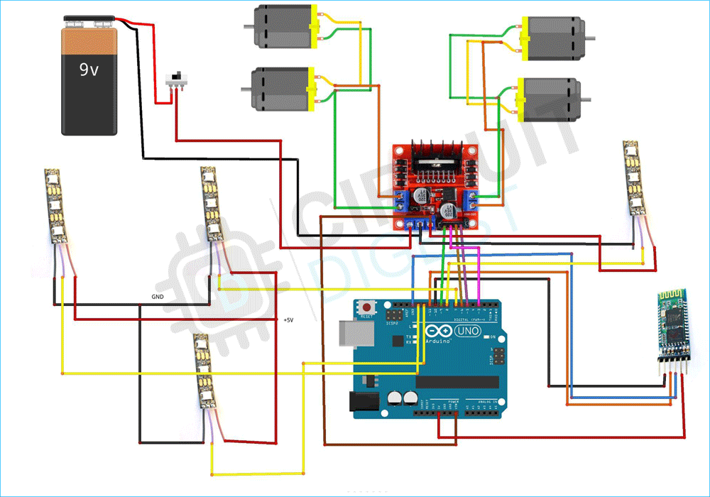 Bluetooth Circuit Schematic Diagram - Circuit Diagram