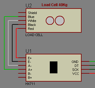 Hx711 Load Cell Amplifier Circuit Diagram