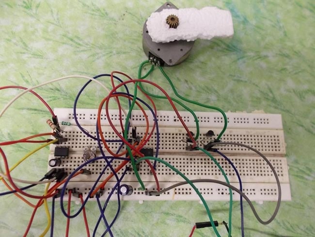 Stepper Motor Driver Circuit Using 555 Circuit Diagram 3139