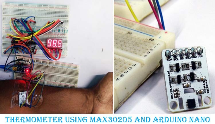 Body Temperature Sensor Circuit Diagram