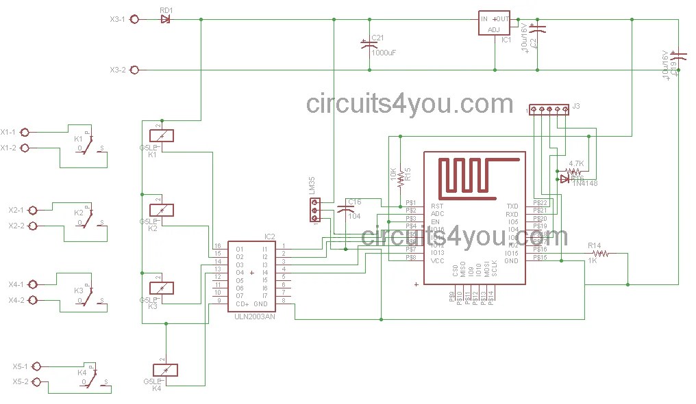 Circuit Diagram Of Microcontroller Based Home Automation System