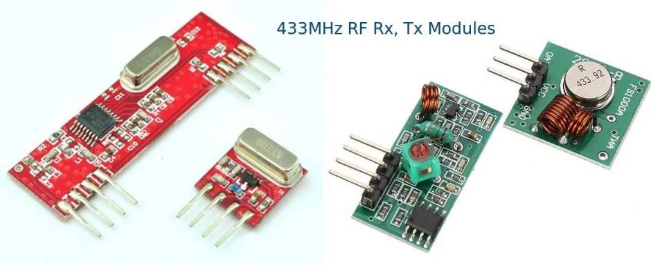 Rf Transmitter And Receiver Circuit Without Microcontroller
