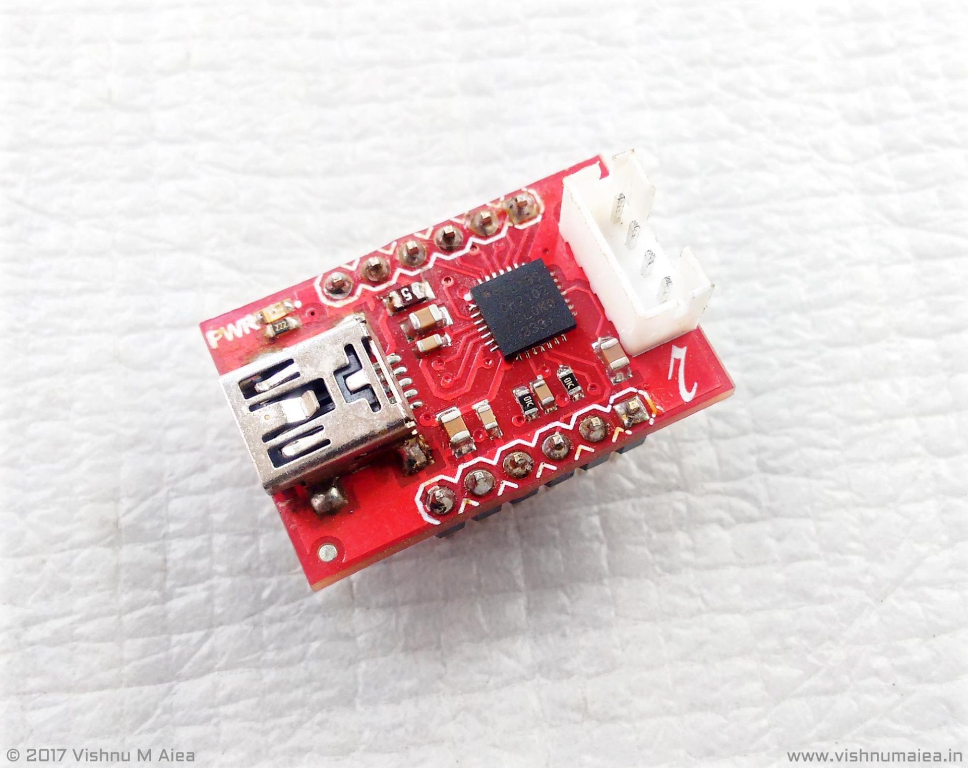 Interfacing Silicon Labs Cp2102 Usb To Uart Serial Converter Module