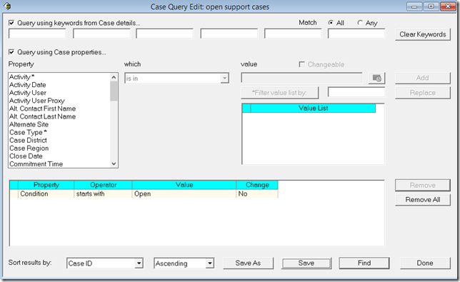 Charting case trends - Clarify Solutions | Dovetail Software