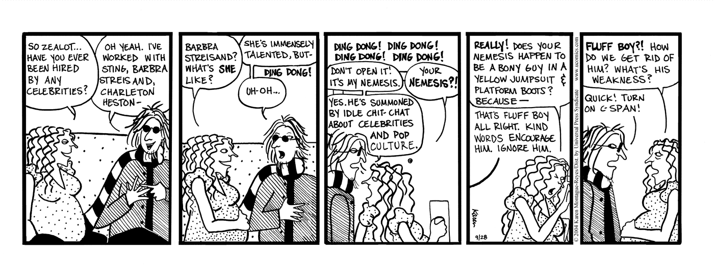 Fluff Boy | About Clear Blue Water (my comic strip) and me and mine