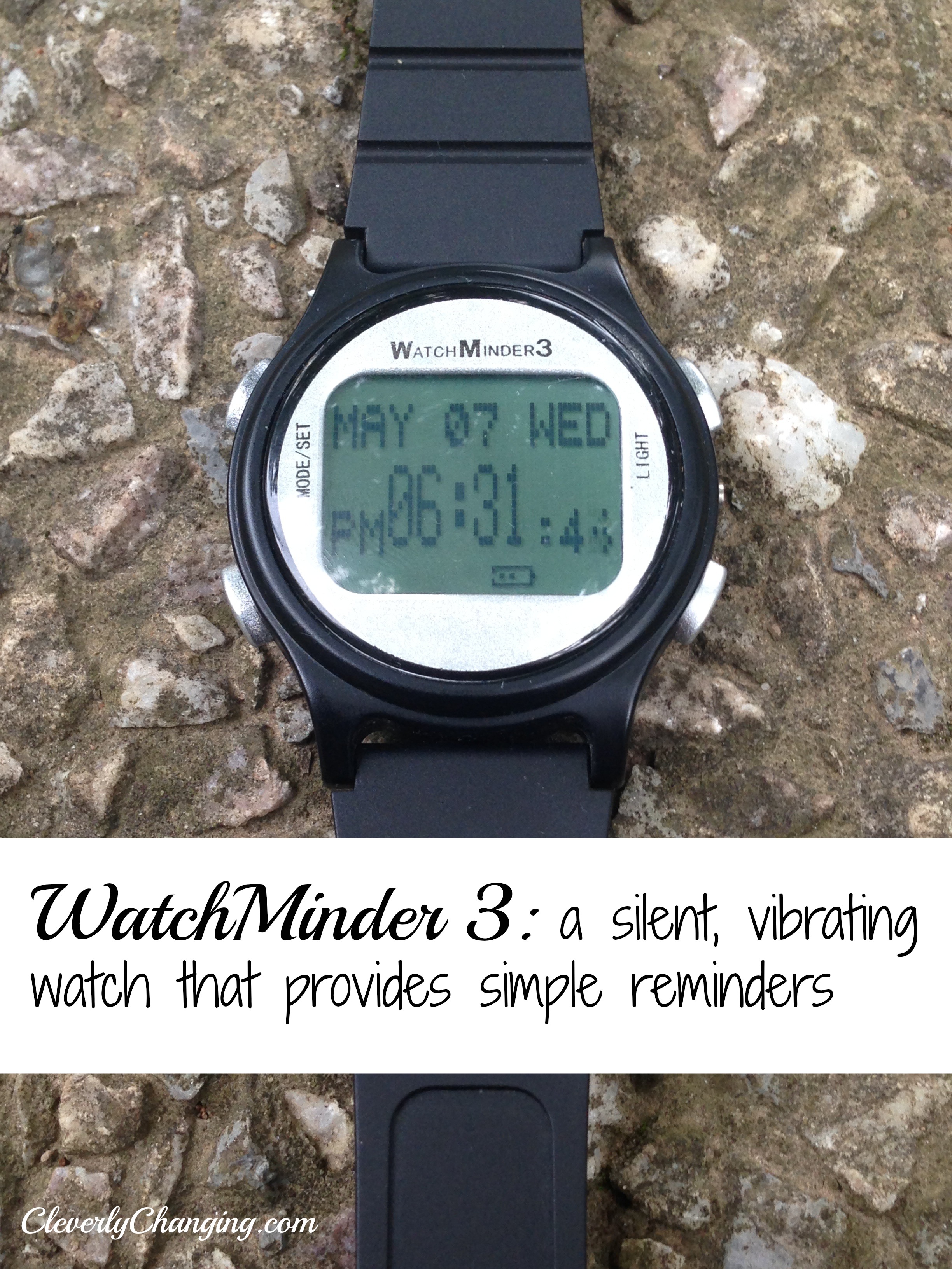 WatchMinder3: A Silent Alarm Reminder Watch - Cleverly Changing