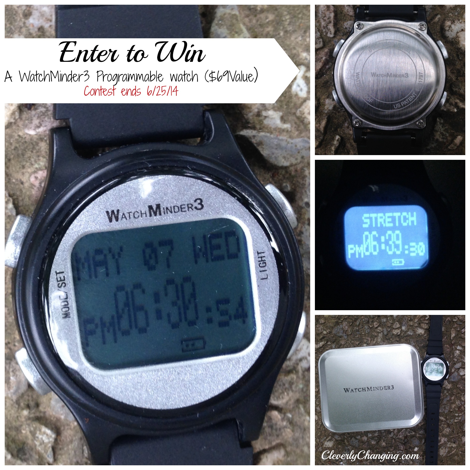 WatchMinder3: A Silent Alarm Reminder Watch - Cleverly Changing