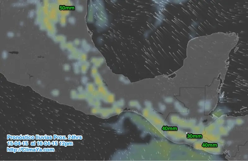 Tormentas y lluvias fuertes en regiones de México, Guatemala y El ...