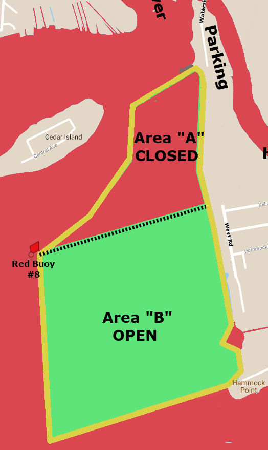 Recreational Shellfishing Map – Open/Closed Areas – Clinton Shellfish ...