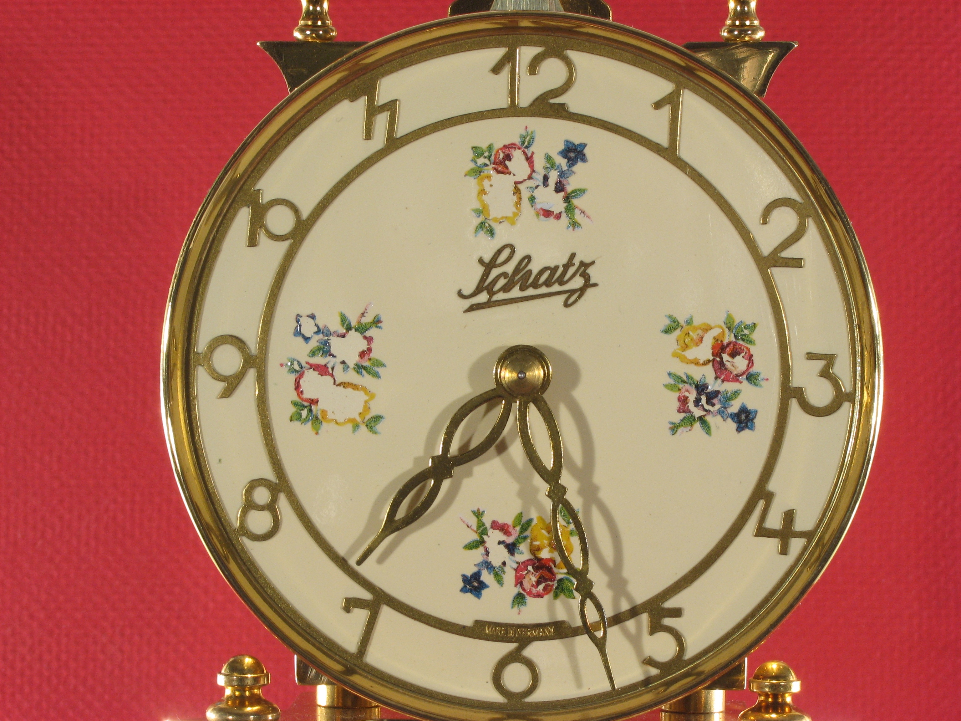 Schatz Standard 400 Day Clock with Cream Color Painted Finish ...