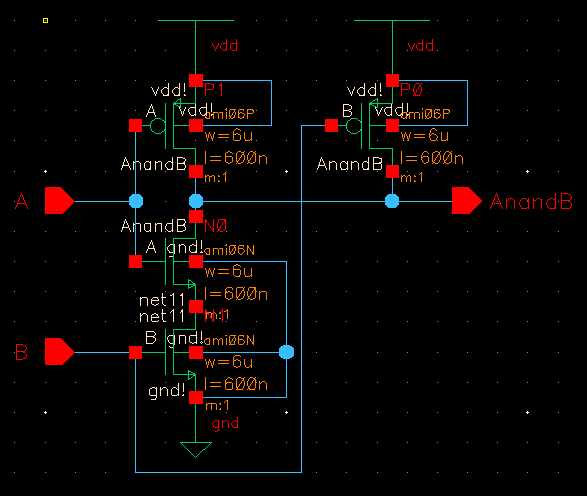 Nand Gate Circuit Diagram Using Cmos