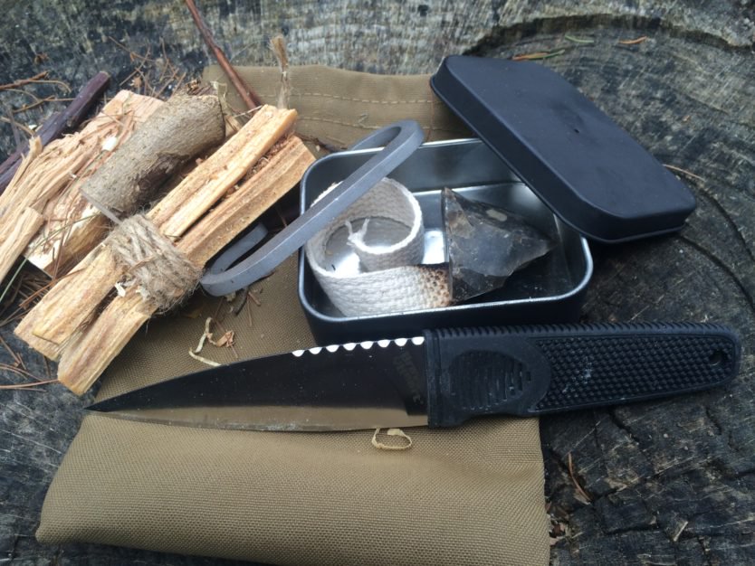 Primitive fire using flint and steel | SOFREP