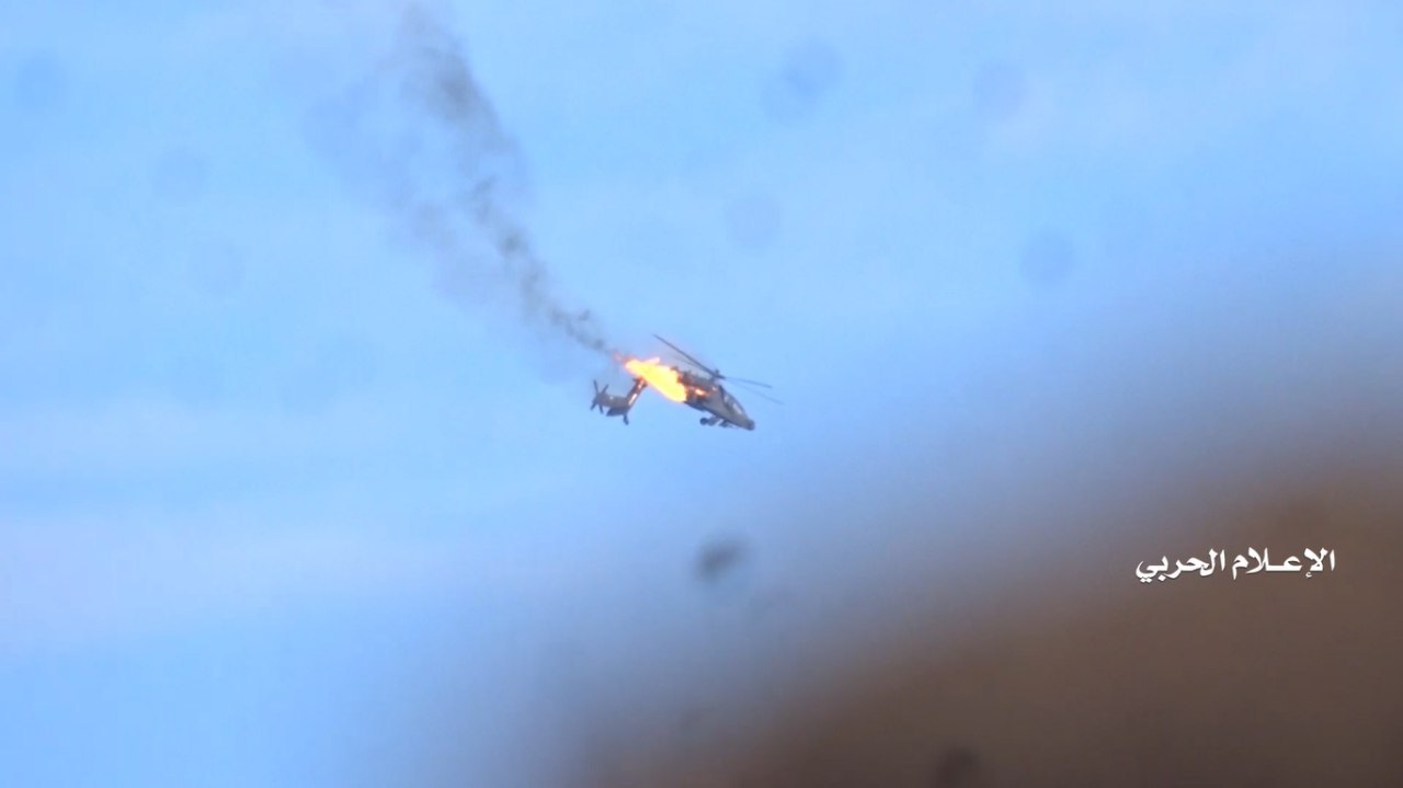 Watch: Yemeni rebels shoot down an Apache gunship | SOFREP
