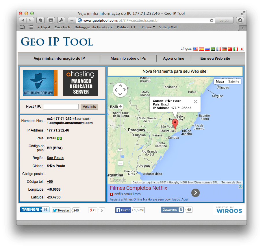 Como Descobrir a GeoLocalização de um IP - CocaTech
