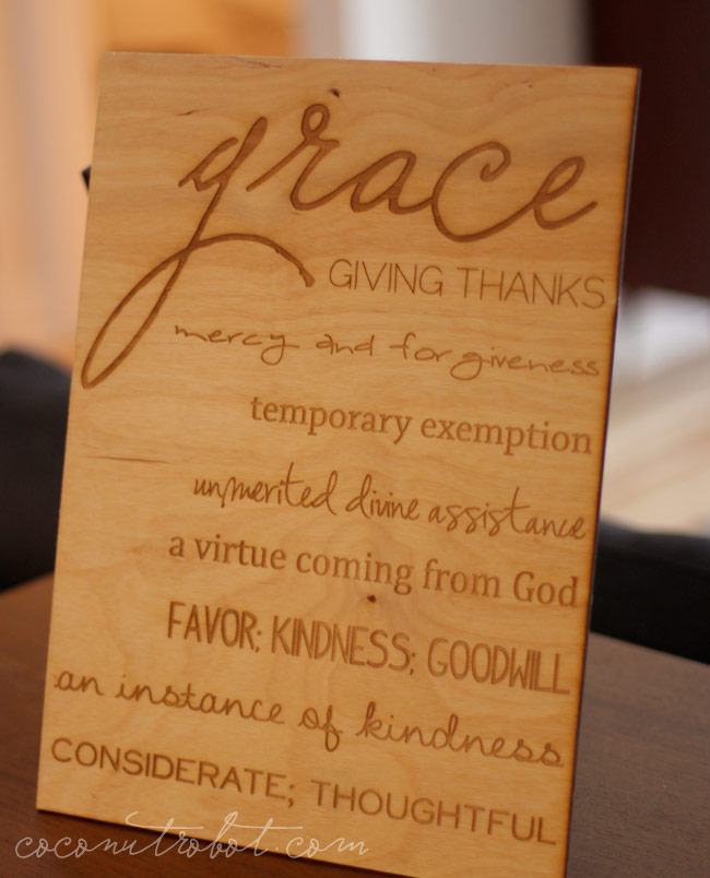 grace {free printable!}