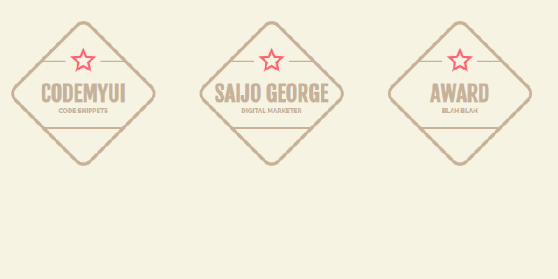 7 CSS Badge UI Design Inspiration - HTML & CSS Snippets Ξ ℂ𝕠𝕕𝕖𝕄𝕪𝕌𝕀