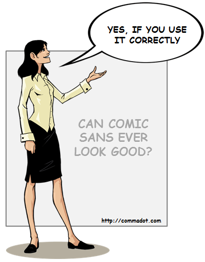 Comic Sans – commadot.com