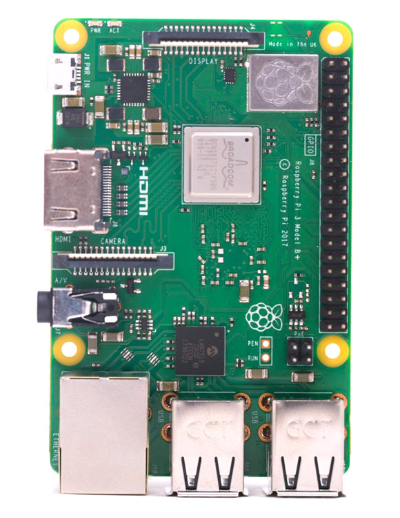 Raspberry Pi Circuit Board Diagram