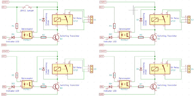 Schematic Diagram Of Relay Module
