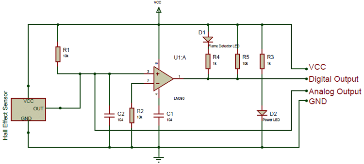 Electric Field Sensor Circuit Diagram - Circuit Diagram