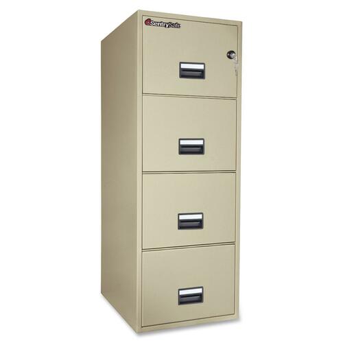 Sentry Safe Vertical Fire File Cabinet – 19.62″ X 25″ X 54″ – 4 X File ...