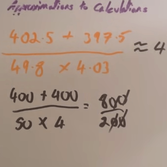 Approximation to Calculations Video – Corbettmaths