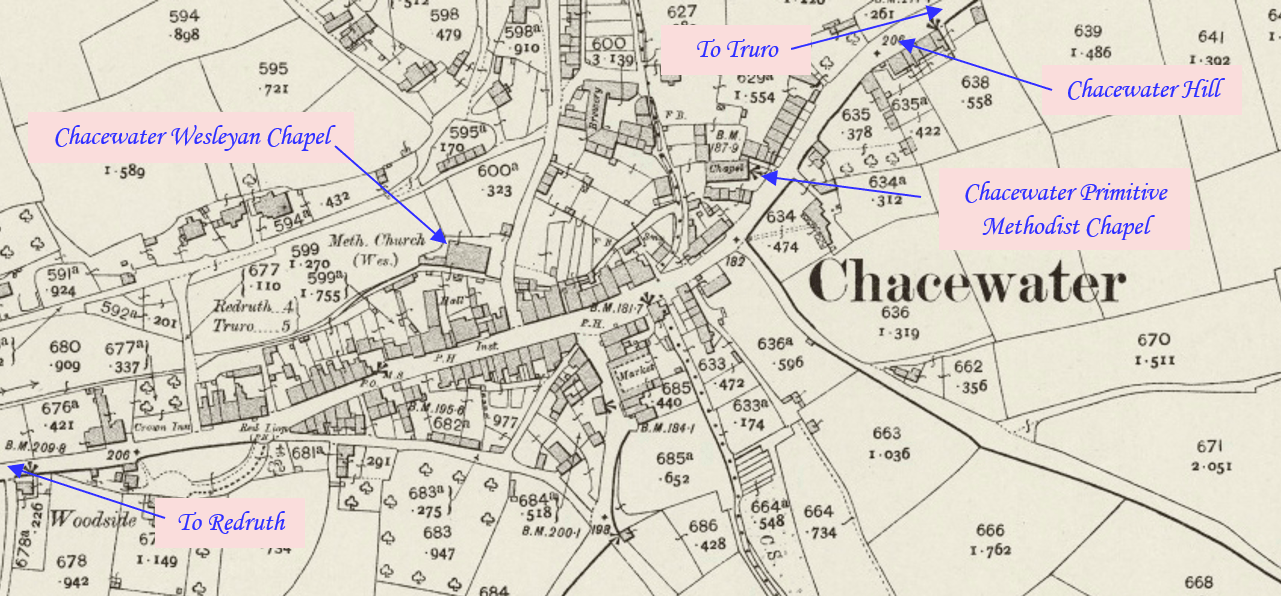 Mapping Methodism – Chacewater Primitive Methodist chapel – Cornish Story